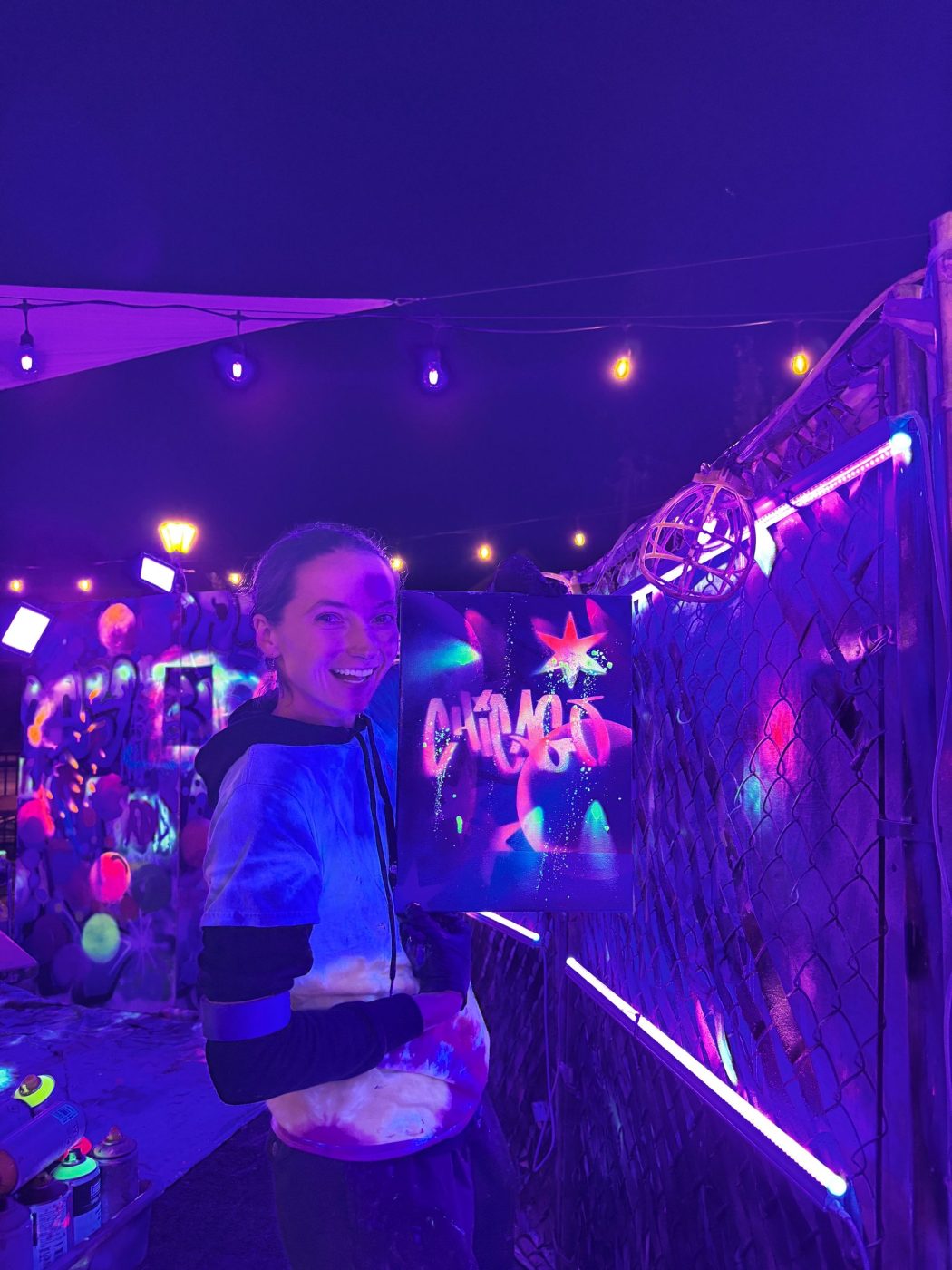 Glow- A Neon Street Art Workshop Chicago | Studio W.I.P.